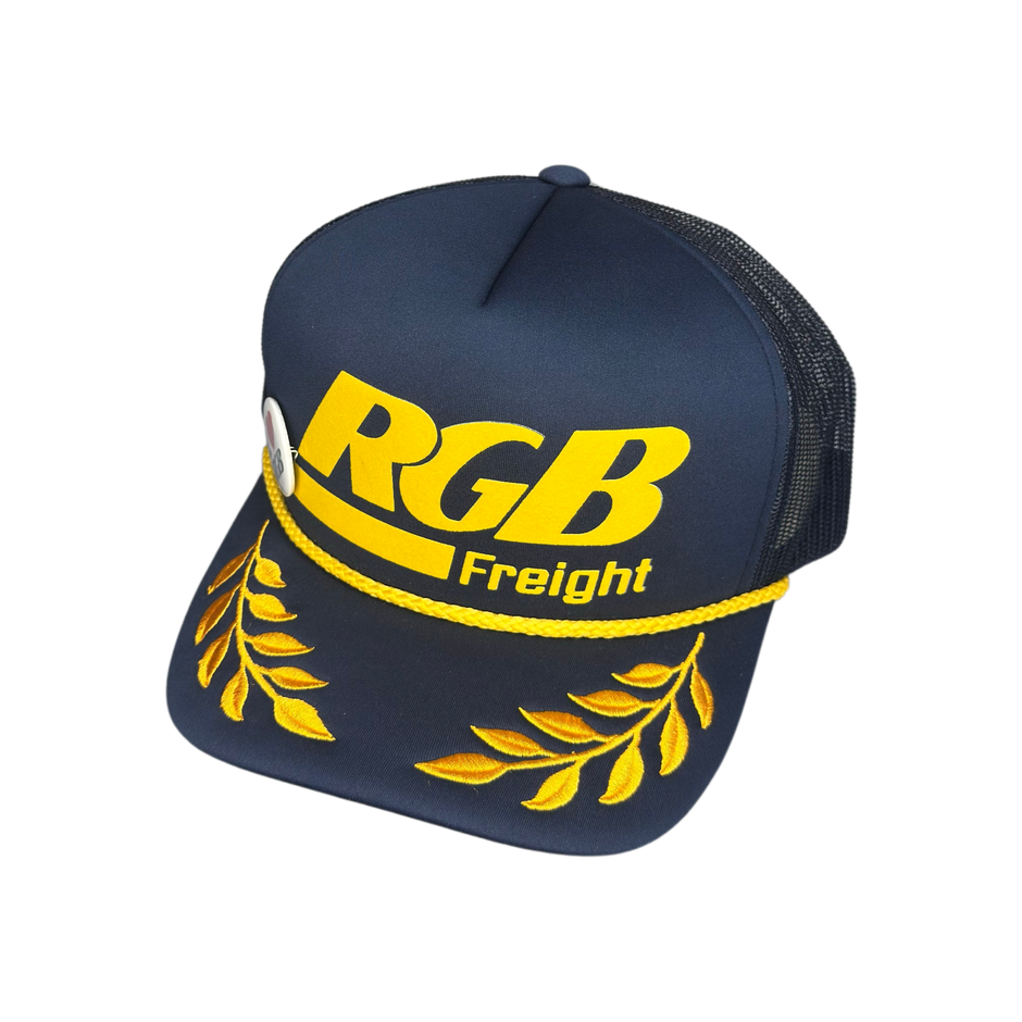 Artisanal Streetwear - RGB Freight Trucker Hat - ROYGBIV.WORLD