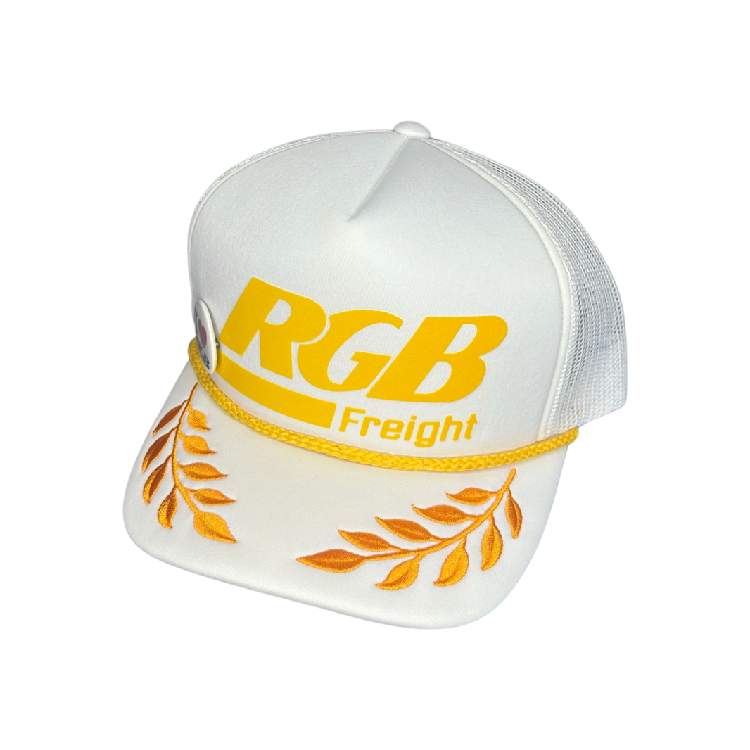 Artisanal Streetwear - RGB Freight Trucker Hat - ROYGBIV.WORLD
